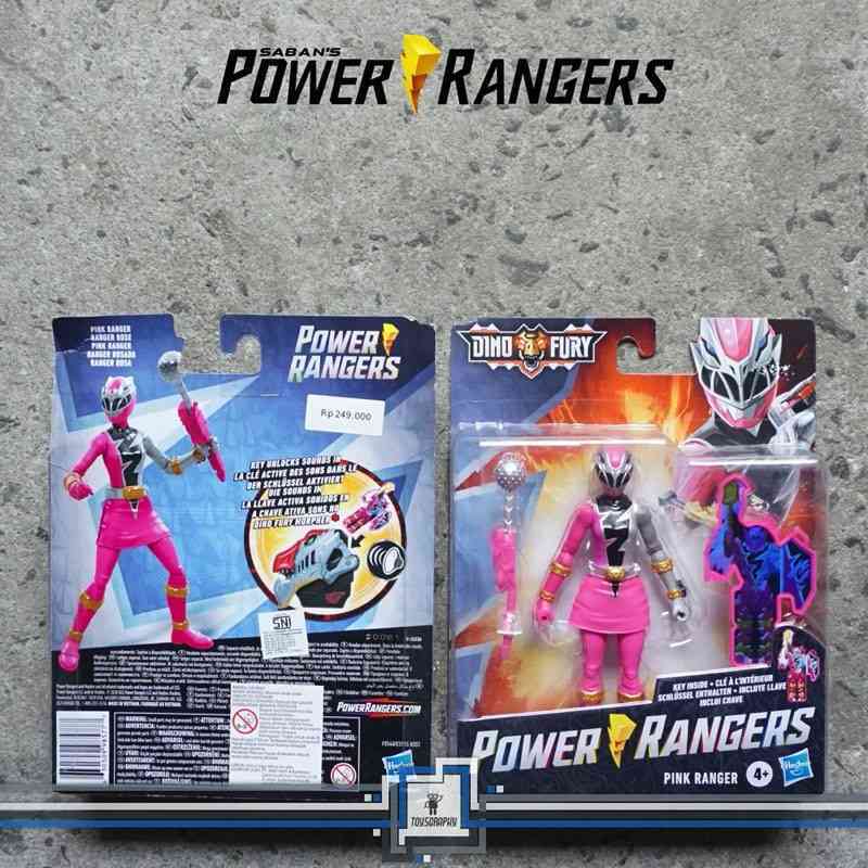 Jual Power Rangers Dino Fury Pink Ranger With Key Inside Action Figure ...