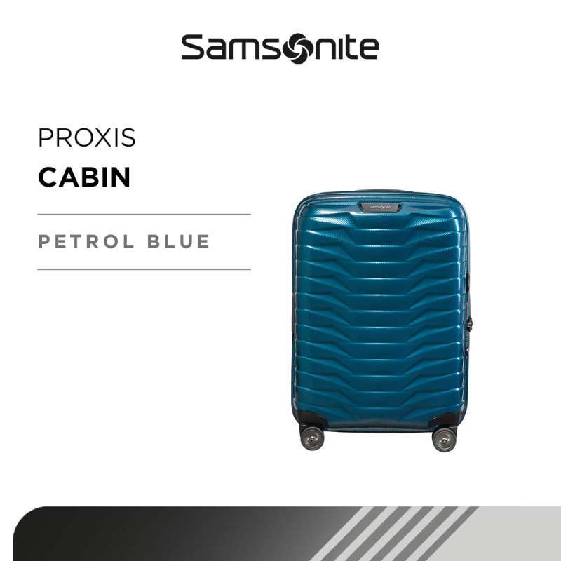 Jual Samsonite Koper Hardcase Proxis Spinner 20 Inch - Petrol Blue Di ...