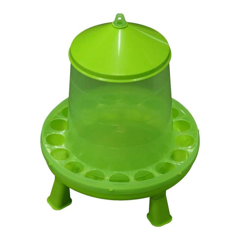 Promo Chicken Feeder with Feeding Holes Hanging feed Dispenser Visible ...