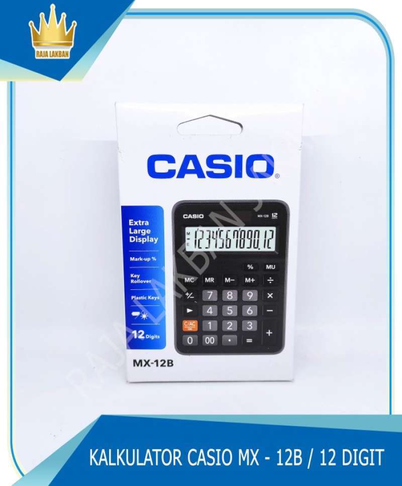 Jual Kalkulator / Calculator Casio Mx - 12b / 12 Digit Layar Besar Di Seller Paperindo Store ...