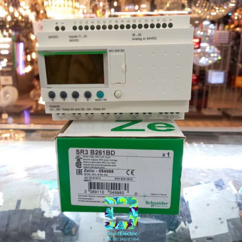 Promo ZELIO SMART RELAY SR3B261BD SCHNEIDER Diskon 33% di Seller Umar ...