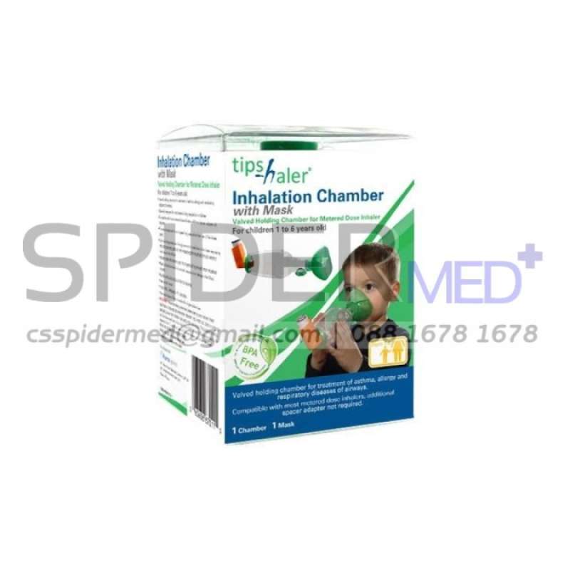 Jual Tipshaler Inhalation Aero Spacer Chamber Inhaler Asma Pediatric ...