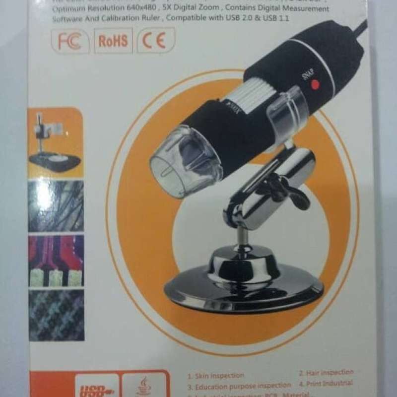 Jual Usb Digital Microscope Endoscope Camera Magnifier 500x /mikroskop ...