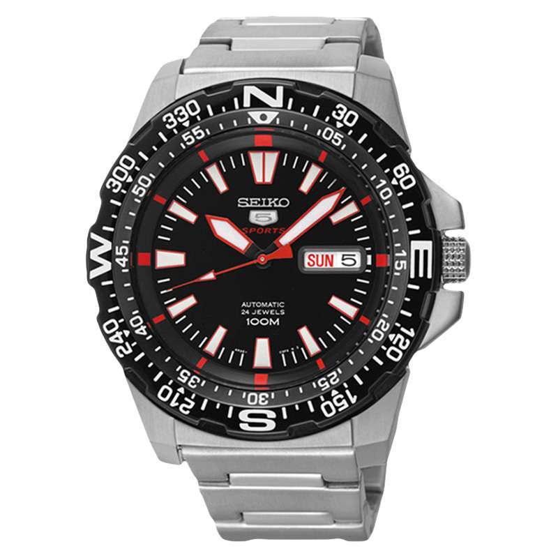 Jual Seiko 5 Sports SRP541K1 Mini Monster [Machtwatch] - Silver di ...