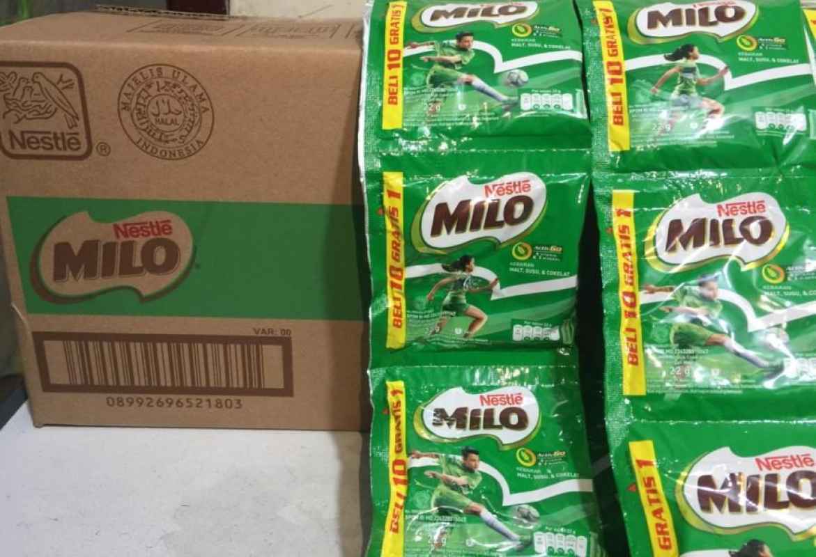 Jual Milo Activ-Go Sachet I Susu Nestle Milo 22 gr Harga Per Renceng di ...