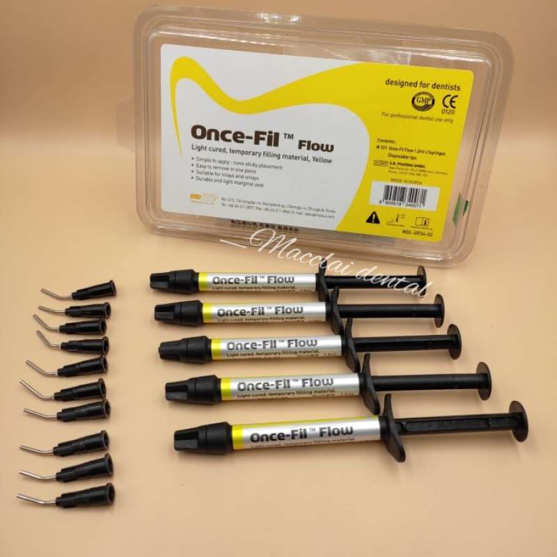 Jual Once-fil Flow Bahan Tumpatan Tambalan Sementara Sistem Lightcure ...