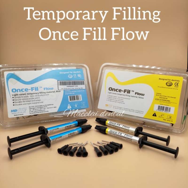 Jual Once-fil Flow Bahan Tumpatan Tambalan Sementara Sistem Lightcure ...