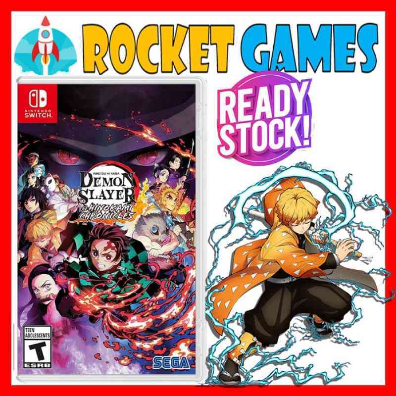 Promo Nintendo Switch Demon Slayer Kimetsu no Yaiba The Hinokami ...