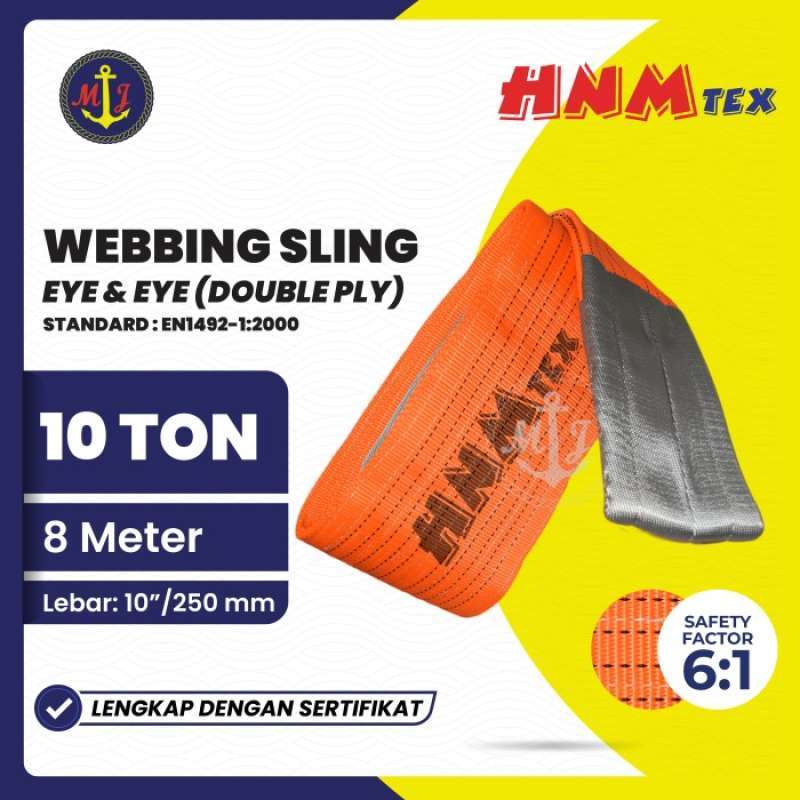 Jual WEBBING SLING 10 TON X 8 METER di Seller MJMARINE - Nyamplungan ...