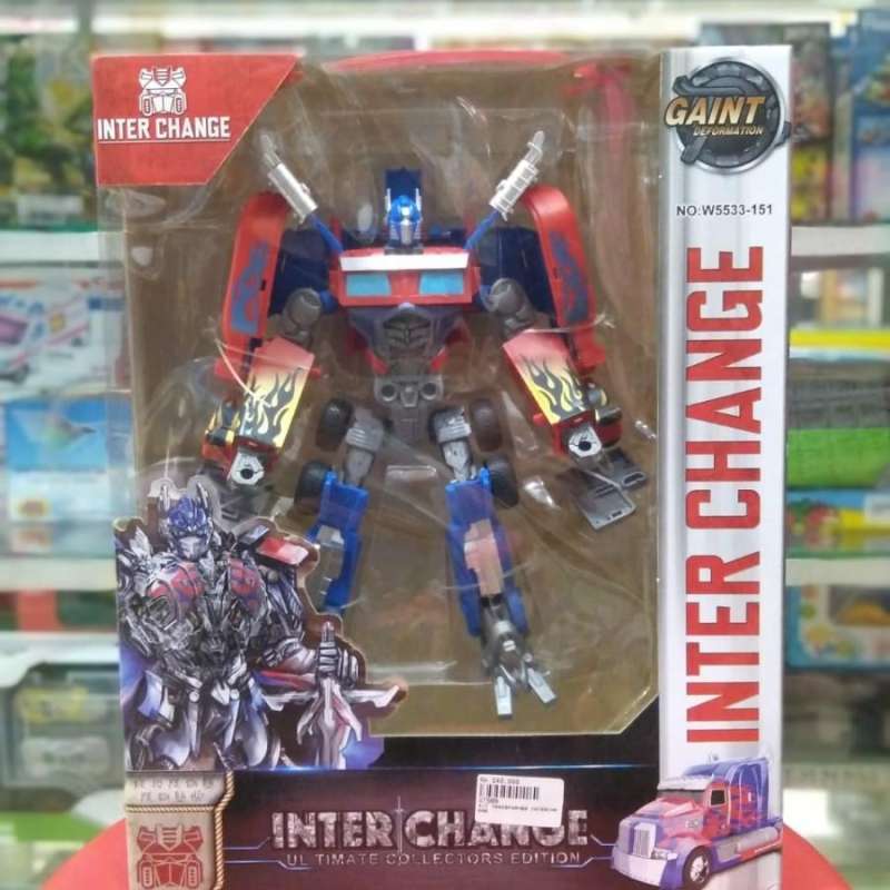 Promo Mainan Robot Transformer Interchange Diskon 24% Di Seller Toko ...