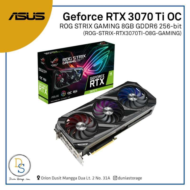 Jual ASUS ROG STRIX GeForce RTX 3070 TI OC Edition 8GB GDDR6X di Seller ...