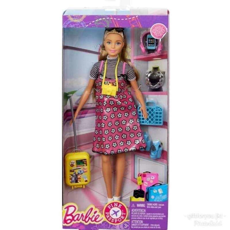 Jual Barbie Pink Passport Travel Fashion Doll Original Mattel di Seller ... Jual Barbie Pink Passport Travel Fashion Doll Original Mattel di Seller ...