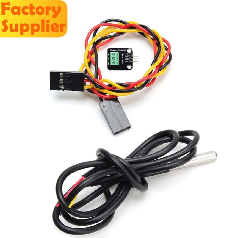 Jual Tanpa Ongkir Ds18b20 Modul Sensor Temperatur Anti Air + Terminal ...