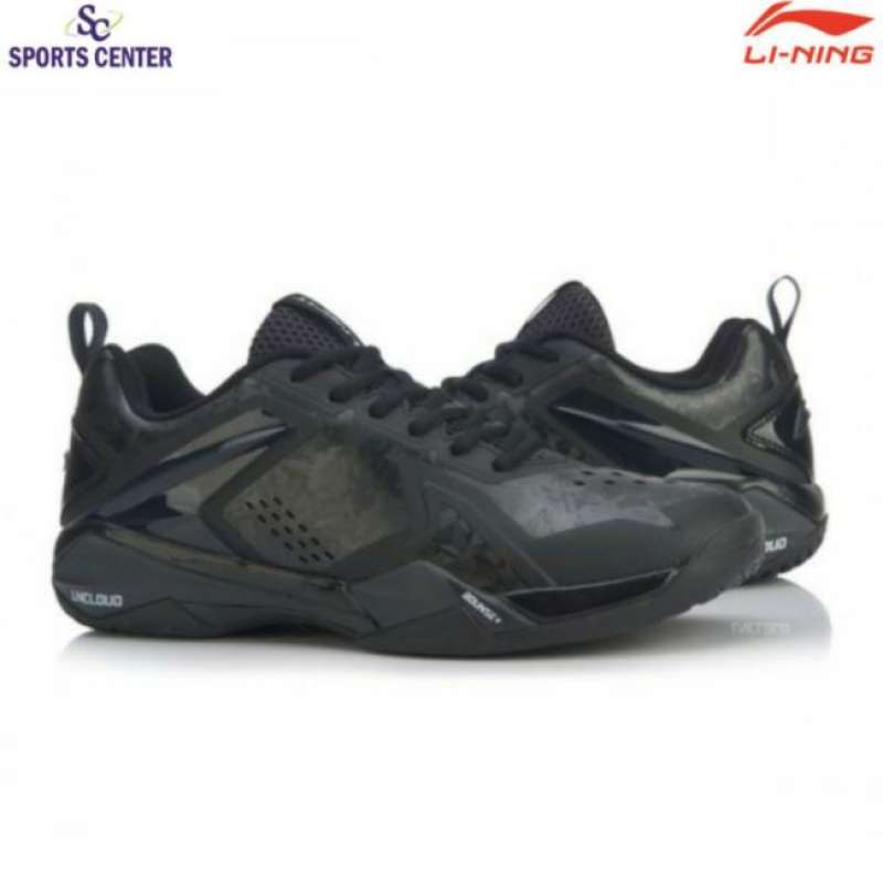 Jual Sepatu Badminton Lining Shadow V Ayaq013 - Ayaq 013 Black - Black 7.5 Di Seller Sports ...