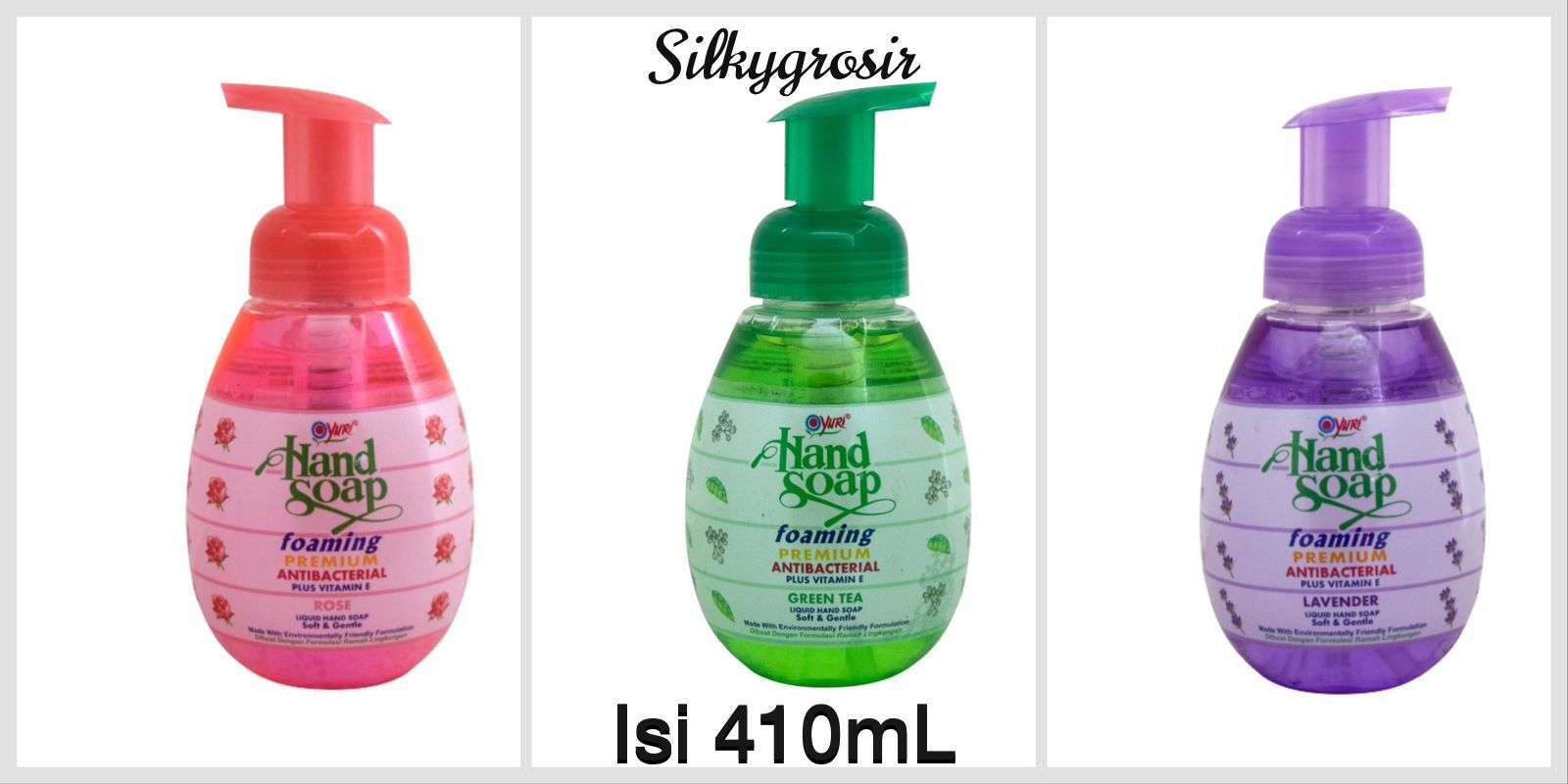 Promo HAND SOAP YURI 410ml Pump Handsoap Yuri Foaming Soap Yuri Hand ...