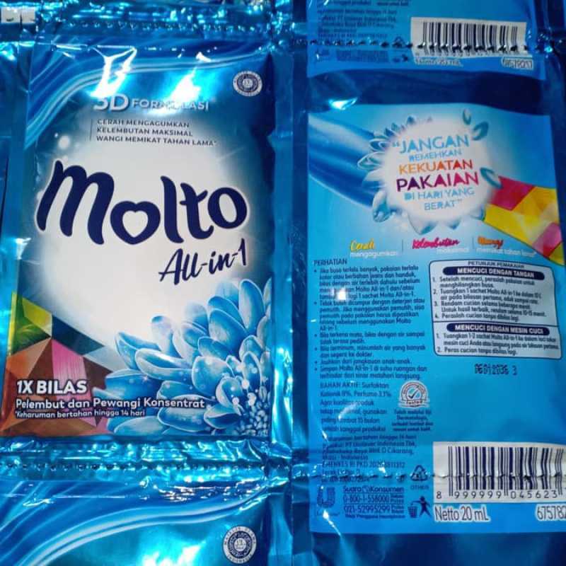 Jual Molto Sachet 20 Ml Karton Termurah - Harga Grosir Terupdate Hari ...