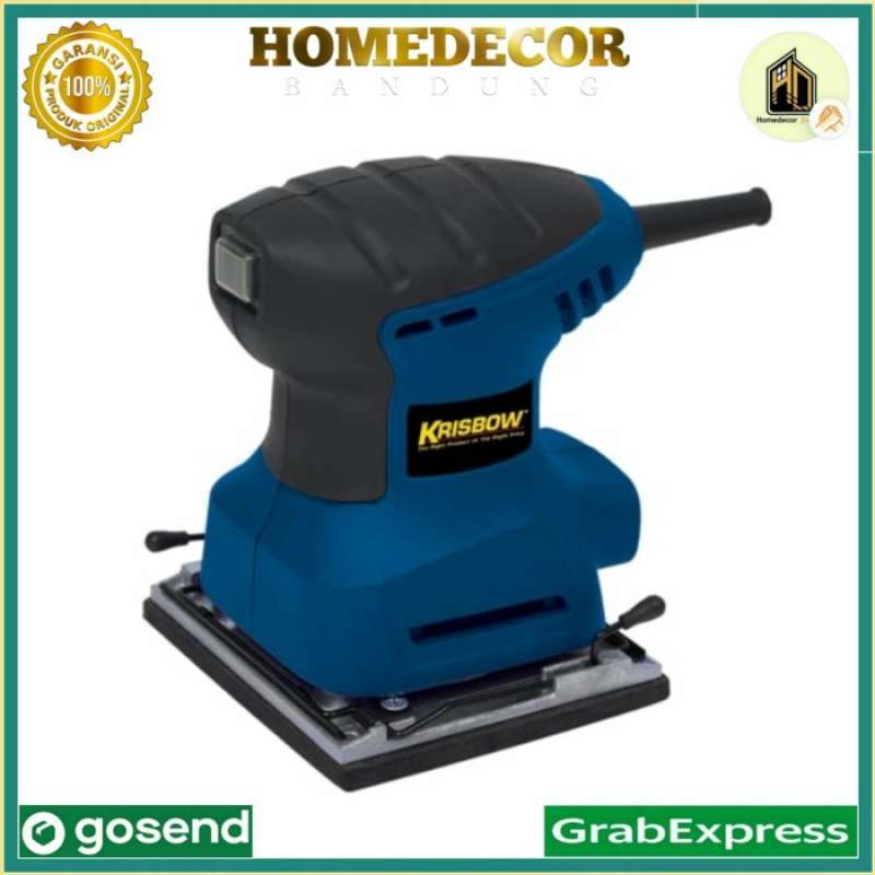 Promo Krisbow Mesin Amplas 210W / Alat Penghalus Permukaan Kayu Krisbow ...