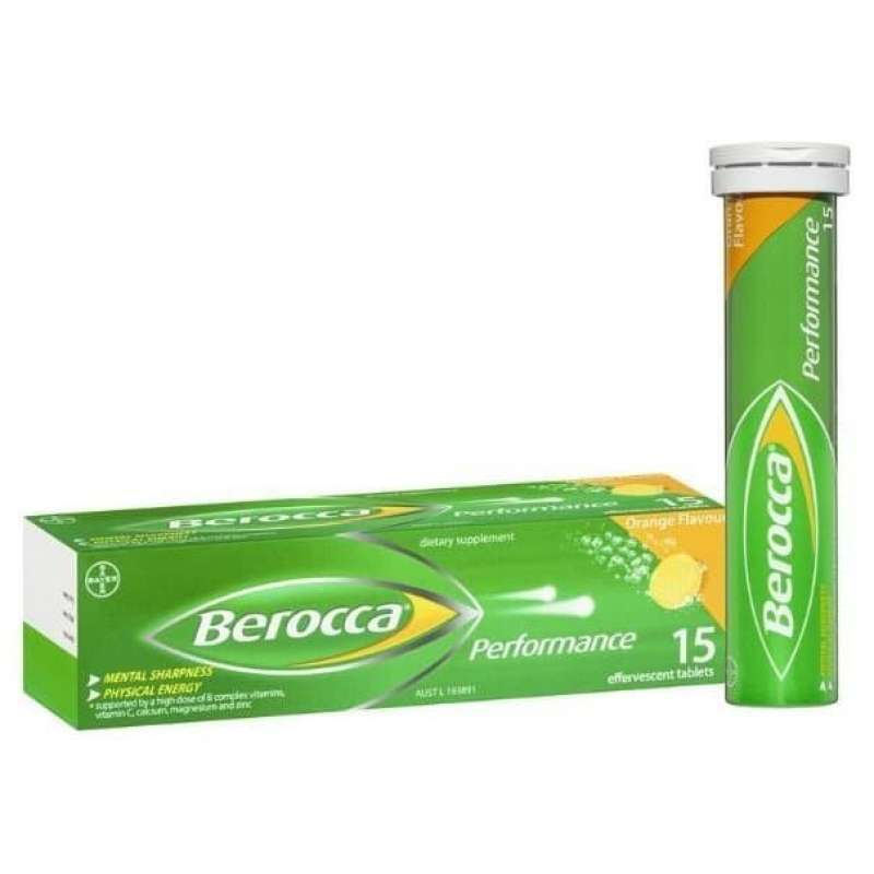 Jual Berocca Energy Vitamin Orange Effervescent Tablets 15 Pack Di ...