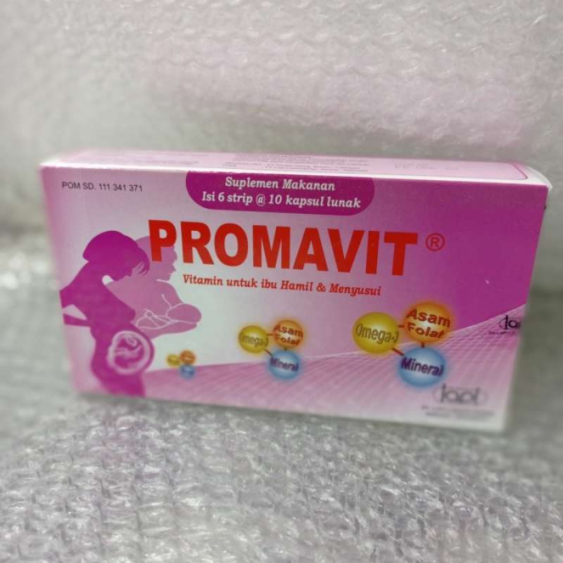 Jual Promavit Box 60 Kapsul Suplemen Vitamin Ibu Hamil Dan Menyusui Di ...