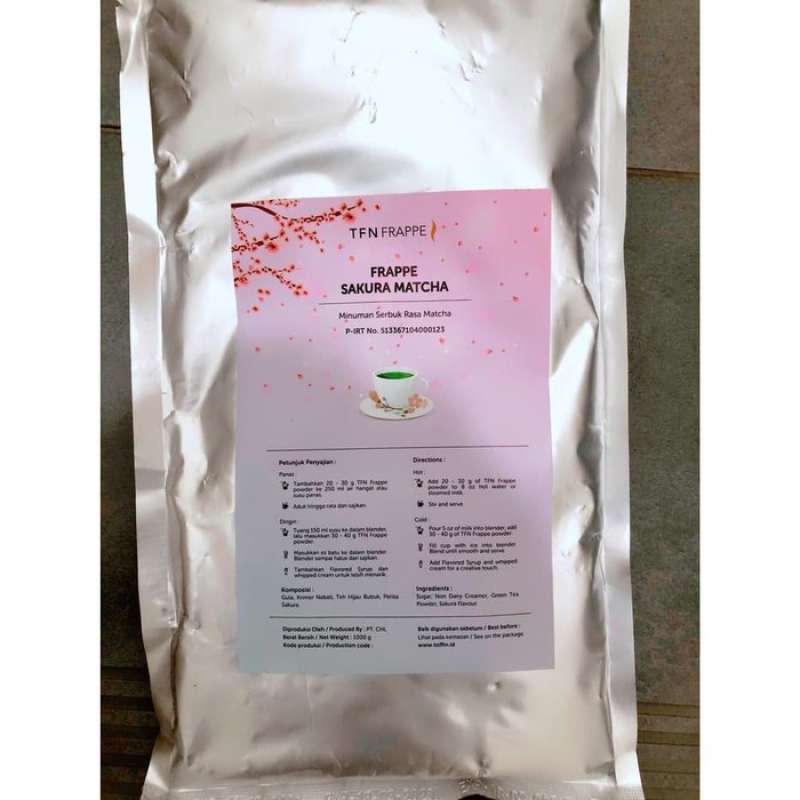 Jual Toffin Frappe Sakura Matcha - 1 kg di Seller Sahabat Horeca ...