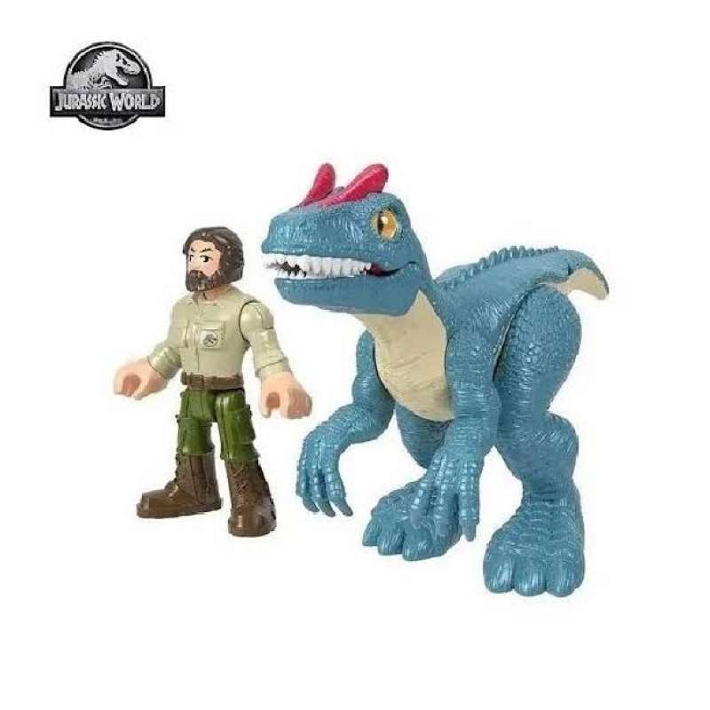 Jual Fisher Price Jurassic World Imaginext Allosaurus Ranger Figure Di ...