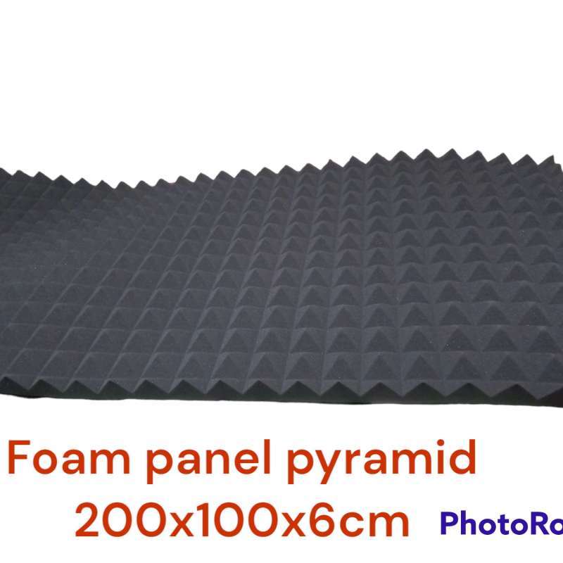 Jual Panel Acoustic Foam Model Pyramid 2x1m Tebal 6cm Di Seller Adam ...