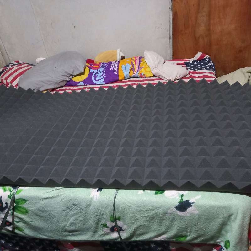 Jual Panel Acoustic Foam Model Pyramid 2x1m Tebal 6cm Di Seller Adam ...