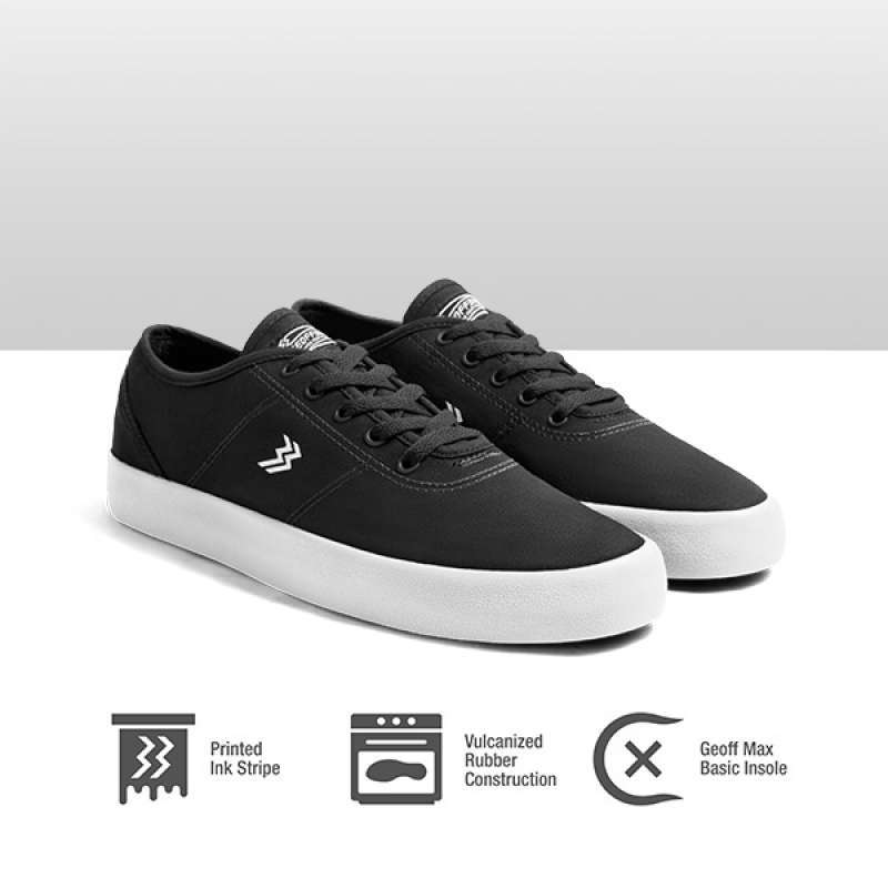 Promo Geoff Max Official - Ethan Black White | Sepatu Pria | Sneakers ...