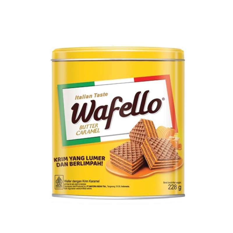Jual Roma Wafello Wafer Caramel Can 228 Gr Di Seller Hypermart ...