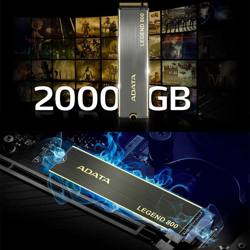 Promo Adata Legend 800 Ssd Pcie Gen4x4 M.2 2280 - 1tb Diskon 17% Di ...