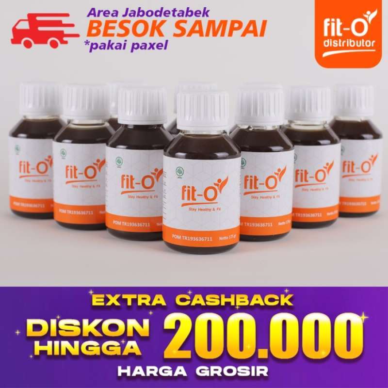 Promo 10 botol Fit-O Minuman PROBIOTIK Daya Tahan Tubuh Diskon 33% di ...