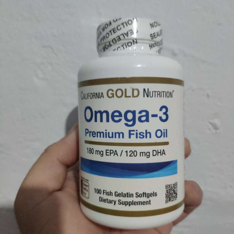 Jual California Gold Nutrition Omega-3, Premium Fish Oil, 100 Softgels Di Seller Anes Medika ...