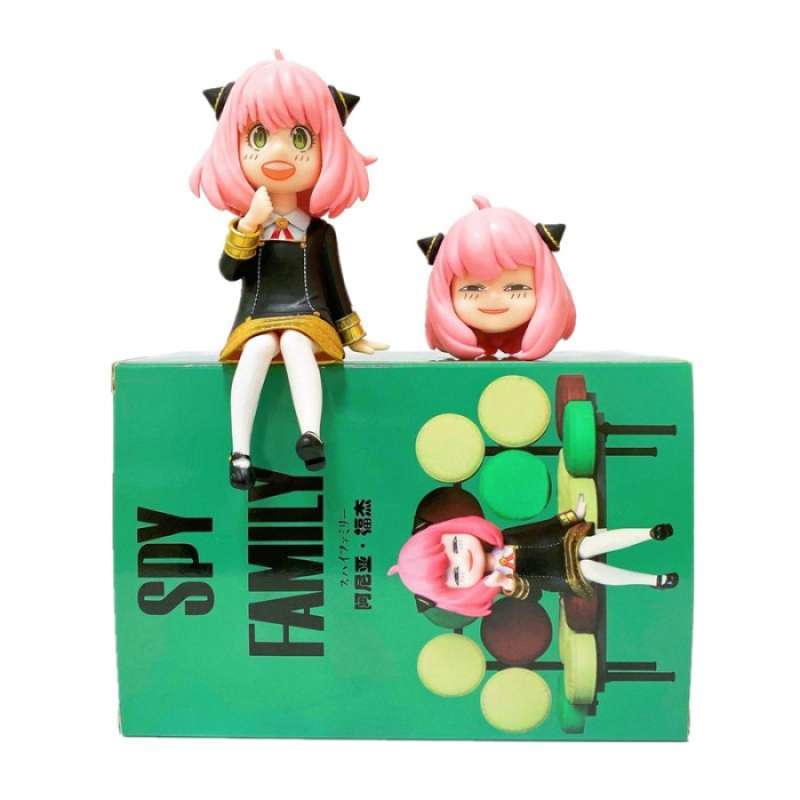 Promo ACTION FIGURE SPY X FAMILY ANYA FORGER CUTE CHIBI FACE TOPPER ...