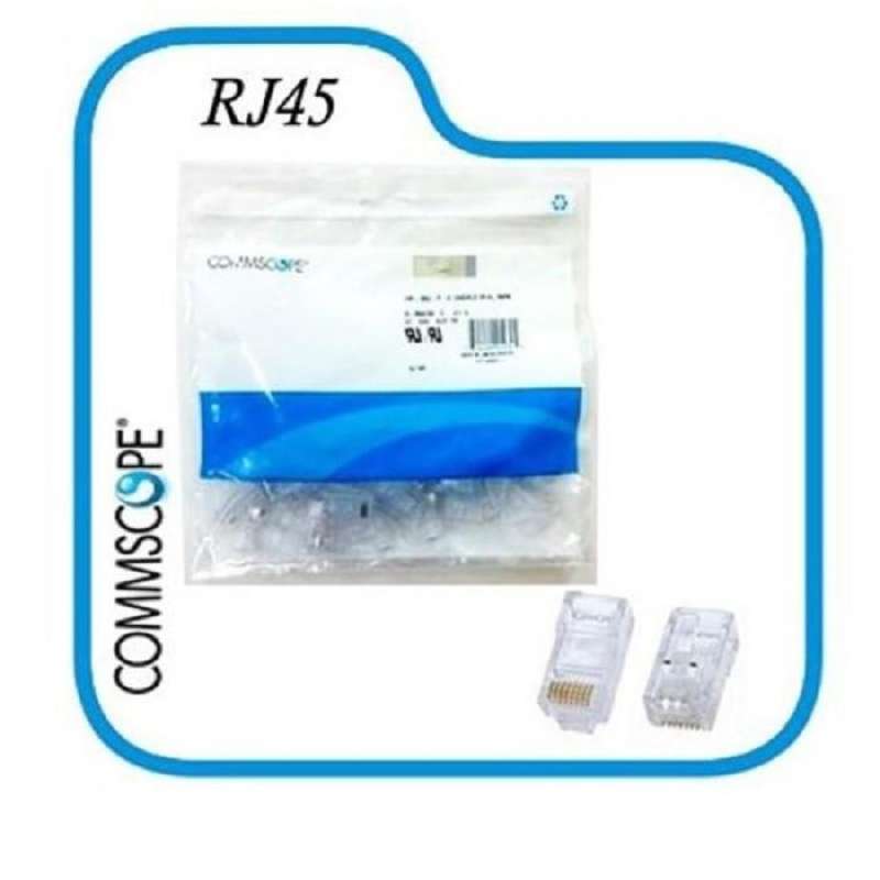 Jual AMP Commscope Connector RJ45 Cat5 RJ-45 di Seller JAYA_ABADI ...