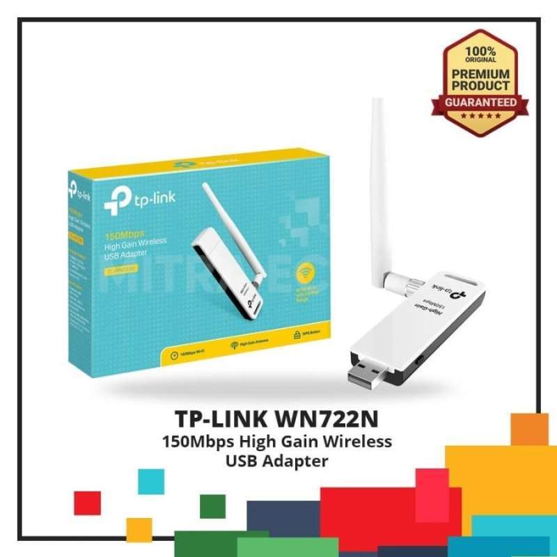 Jual USB Wifi TP-Link TL-WN722N High Gain USB Wireless Adapter 150Mbps ...