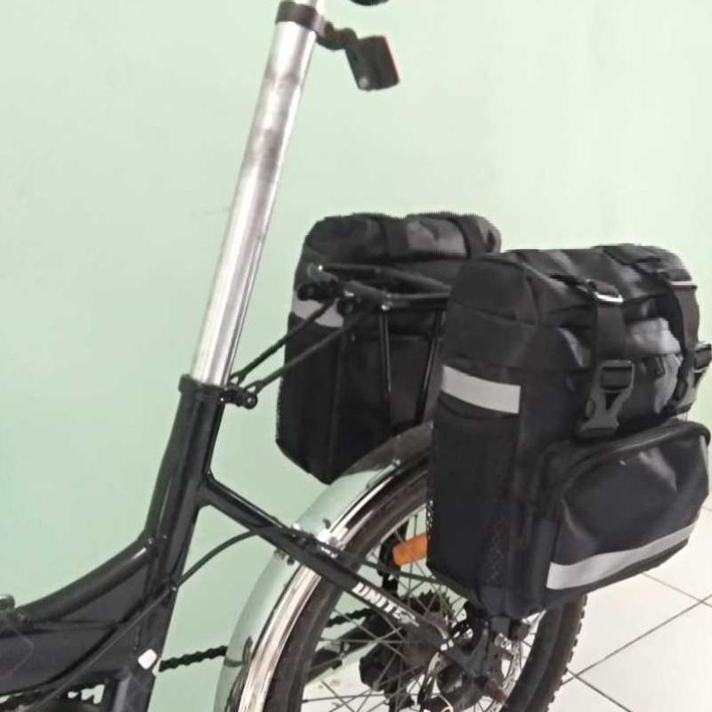 Jual Tas Sepeda Tas Pannier Double Touring Tas Rak Pannier Rak Belakang Sepeda Lipat Logo Bike ...
