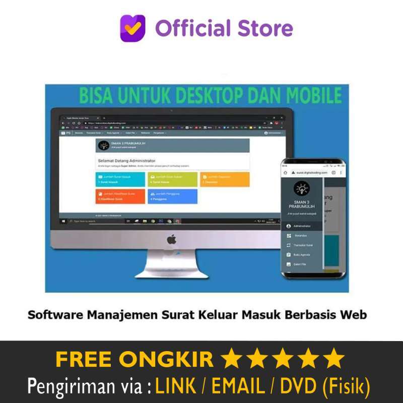 Promo Software Manajemen Surat Keluar Masuk Disposisi Berbasis Website Tugas Kuli4h Web Diskon ...