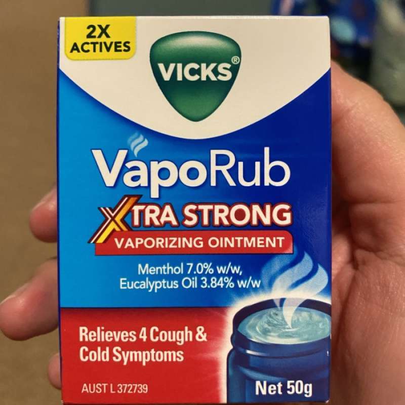 Promo Vicks vaporub xtra strong 50g Diskon 33% di Seller Anes Medika ...