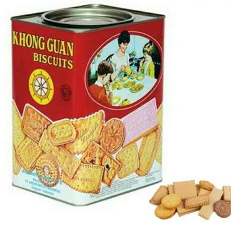 Jual Khong Guan 1600 Gram Kaleng Persegi di Seller cocomot snack ...