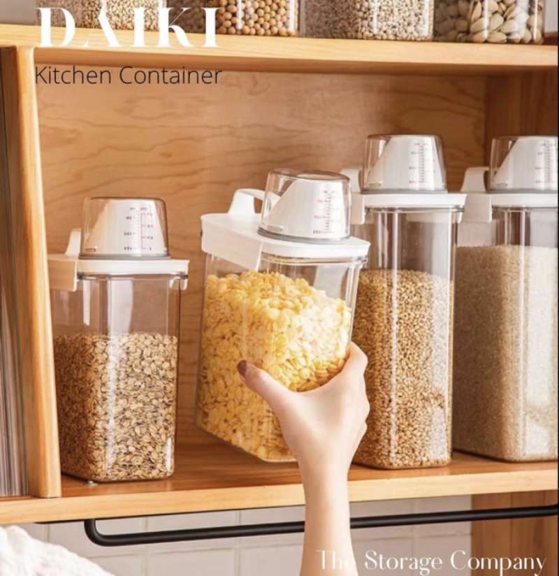 Promo TSC DAIKI/TOPLES MAKANAN KERING,CEREAL+MEASURING CUP/CONTAINER ...