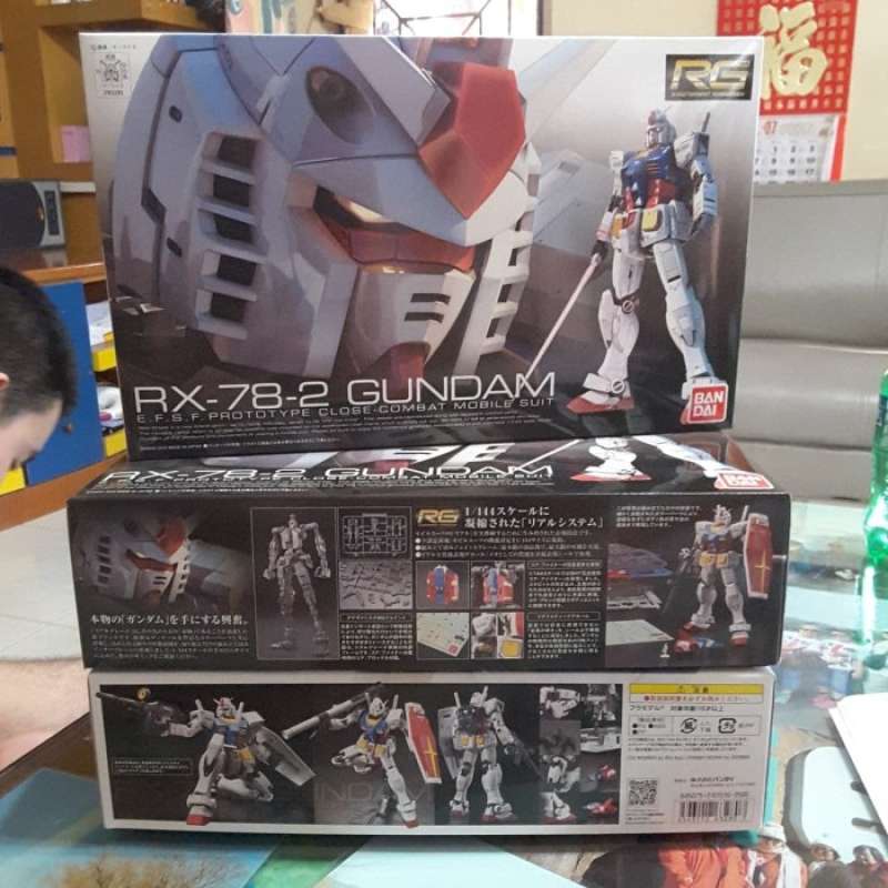Promo Gundam Rg01 RX-78-2 Gundam (hadir kembali) Diskon 23% di Seller ...