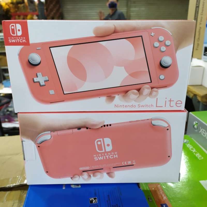 Promo NINTENDO SWITCH LITE CORAL PINK Diskon 23% di Seller Silvanna ...
