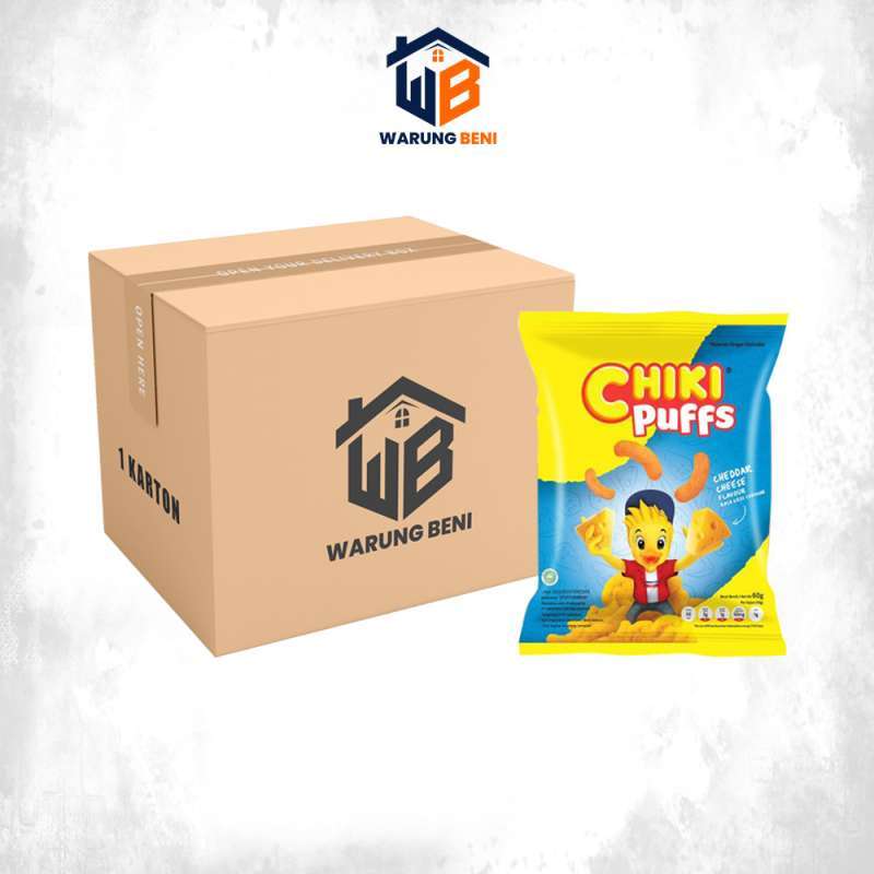 Jual Chiki Puffs Cheddar Cheese 60 Gr (1 Karton) Di Seller Warung Beni ...