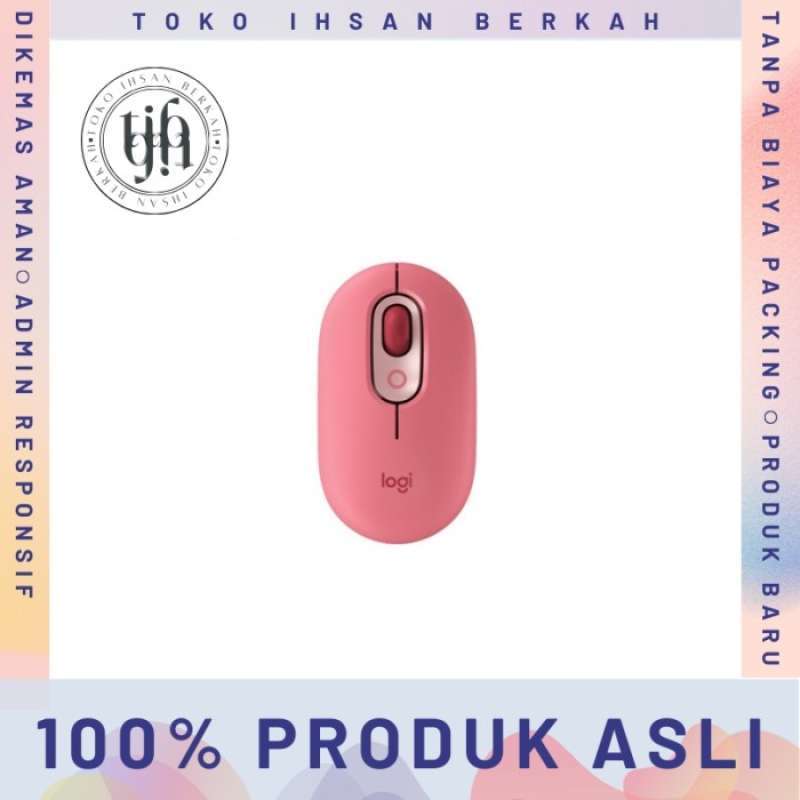 Jual Mouse Logitech Pop With Emoji Keys Wireless Bluetooth Silent ...