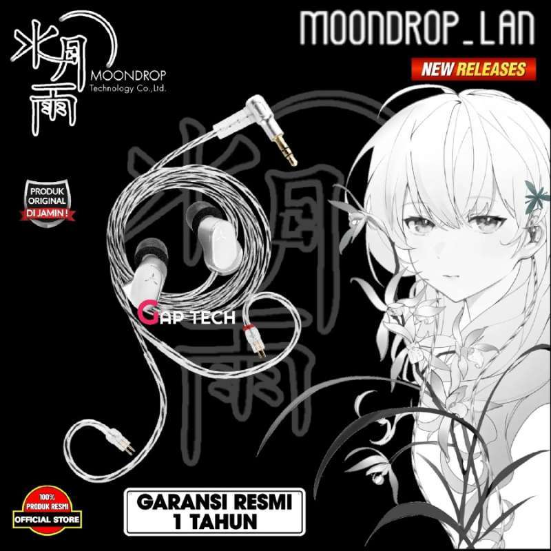 Jual Moondrop LAN 10mm Beryllium-Plated Diaphragm In Ear Monitor / IEM ...