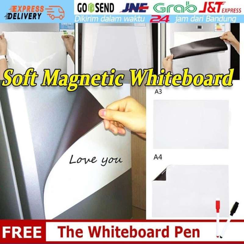 Jual A3 A4 Ukuran Papan Magnet Kulkas Papan Tulis Presentasi Magnet ...