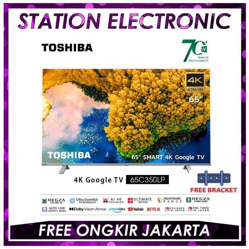 Jual Toshiba 65c350lp 4k Uhd Hdr Smart Google Tv 65 Inch 65c350 Di Seller Station Electronic ...