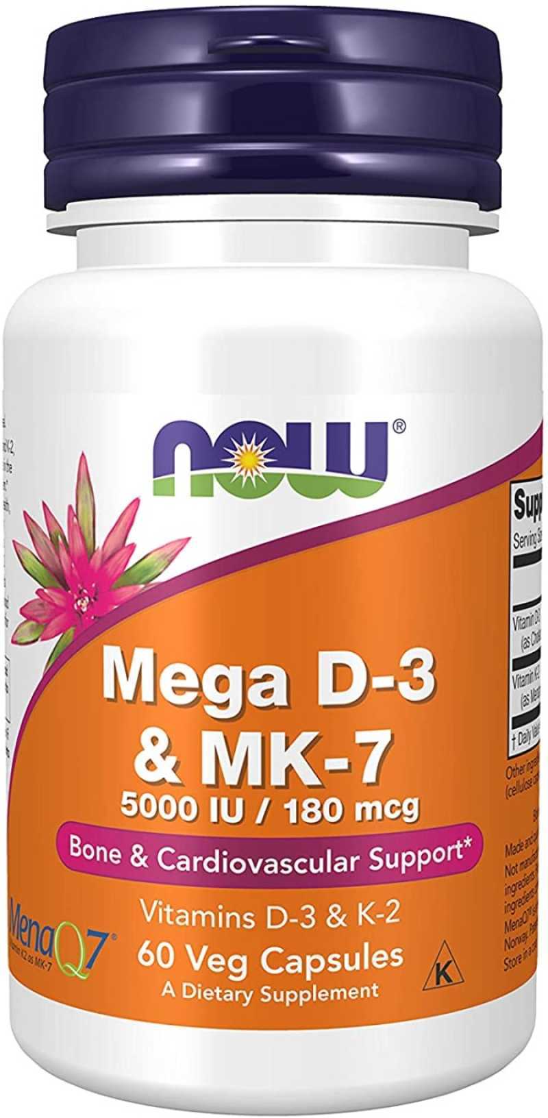 Jual Now Mega Vitamin D3 5000iu & Mk7 Isi 60 Kapsul Di Seller Anes ...