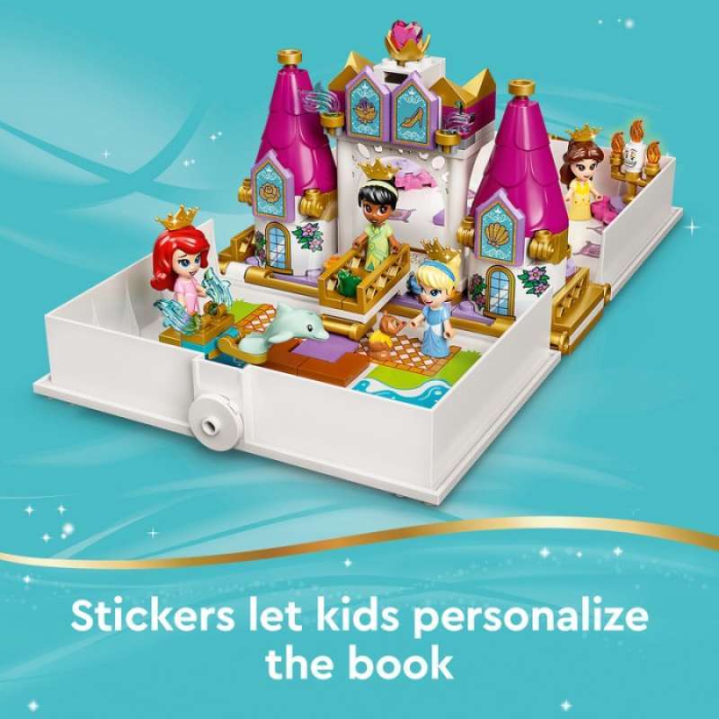 Promo LEGO® Disney 43193 Ariel Belle Cinderella and Tiana’s Storybook ...