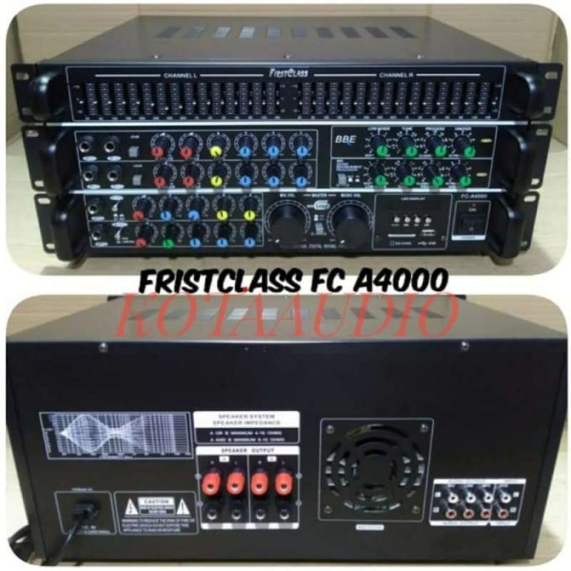 Promo POWER MIXER AMPLIFIER FIRSTCLASS FCA4000/FC A4000 FIRST CLASS FCA ...